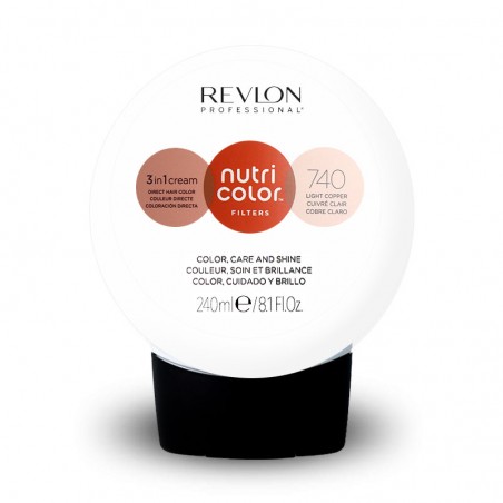 Revlon Nutri Color Creme 740 Cobre Claro 240ml